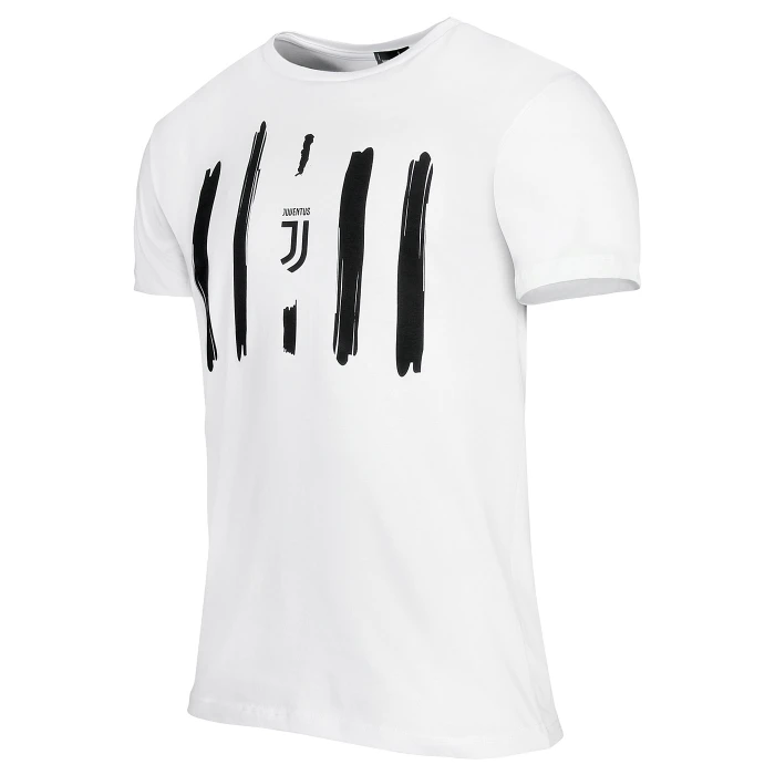 JUVENTUS WHITE STRIPED T-SHIRT