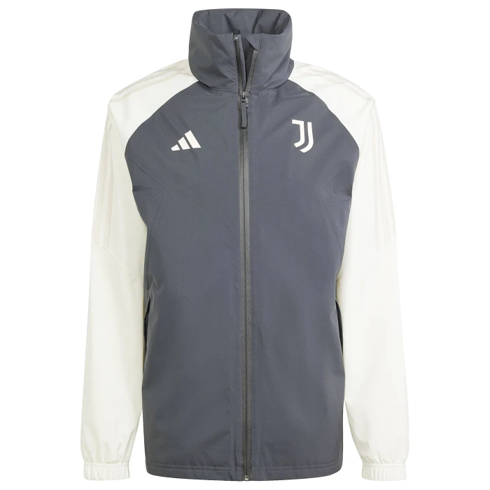 JUVENTUS BLACK UCL RAINK JACKET 2023/24